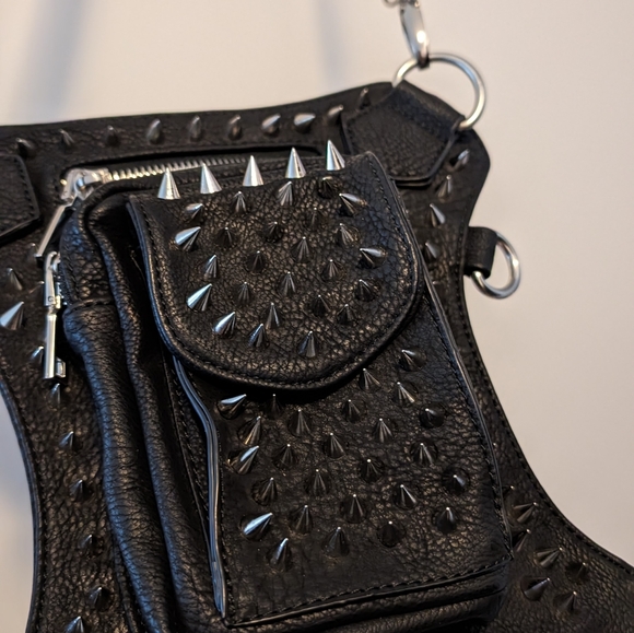 Dolls Kill | Bags | Current Mood Spiked Goth Punk Purse | Poshmark